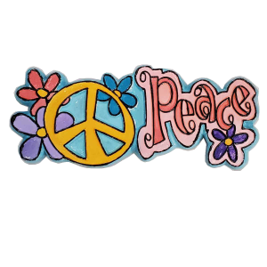 Groovy Peace Sign - A Sprinkle of Fun