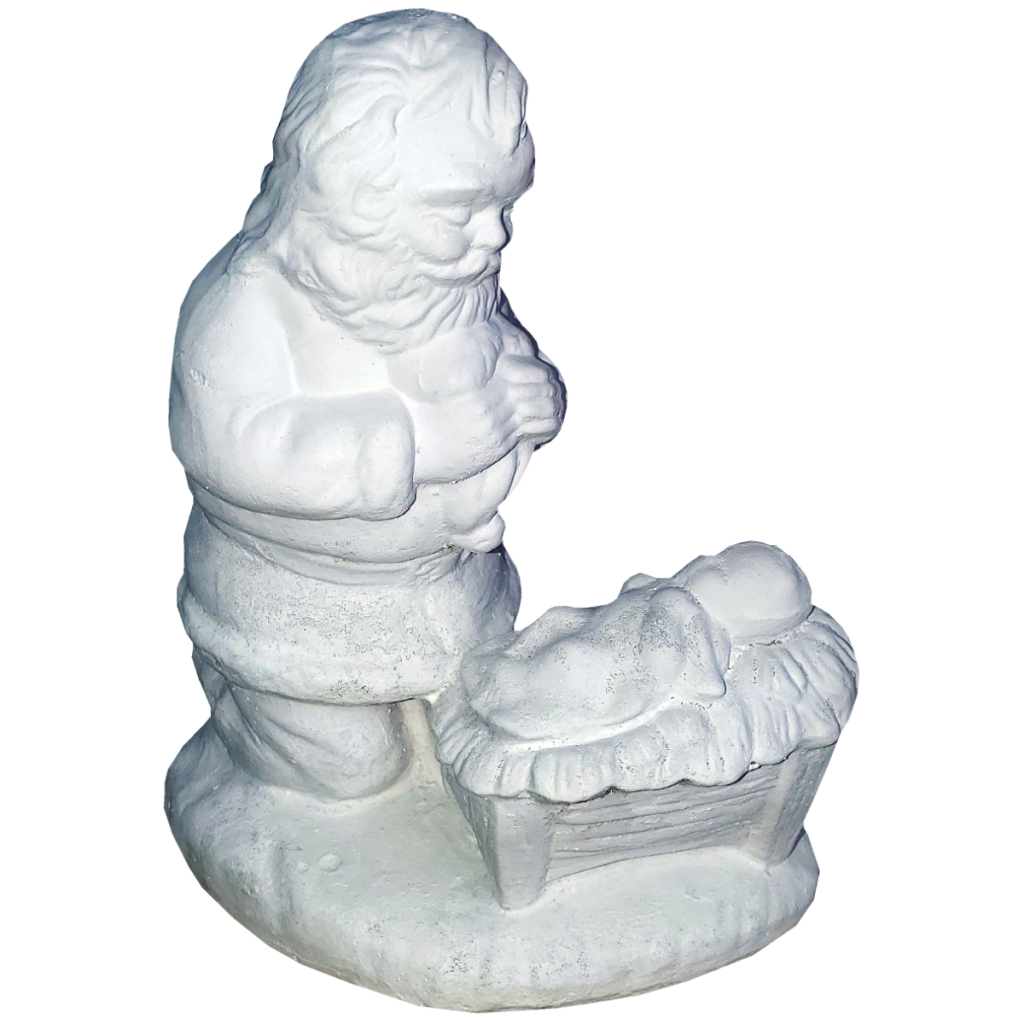 Santa & Baby Jesus Statue - A Sprinkle of Fun