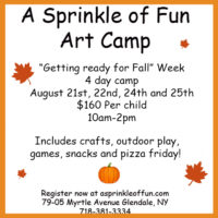 Getting ready for Fall Week - A Sprinkle of Fun